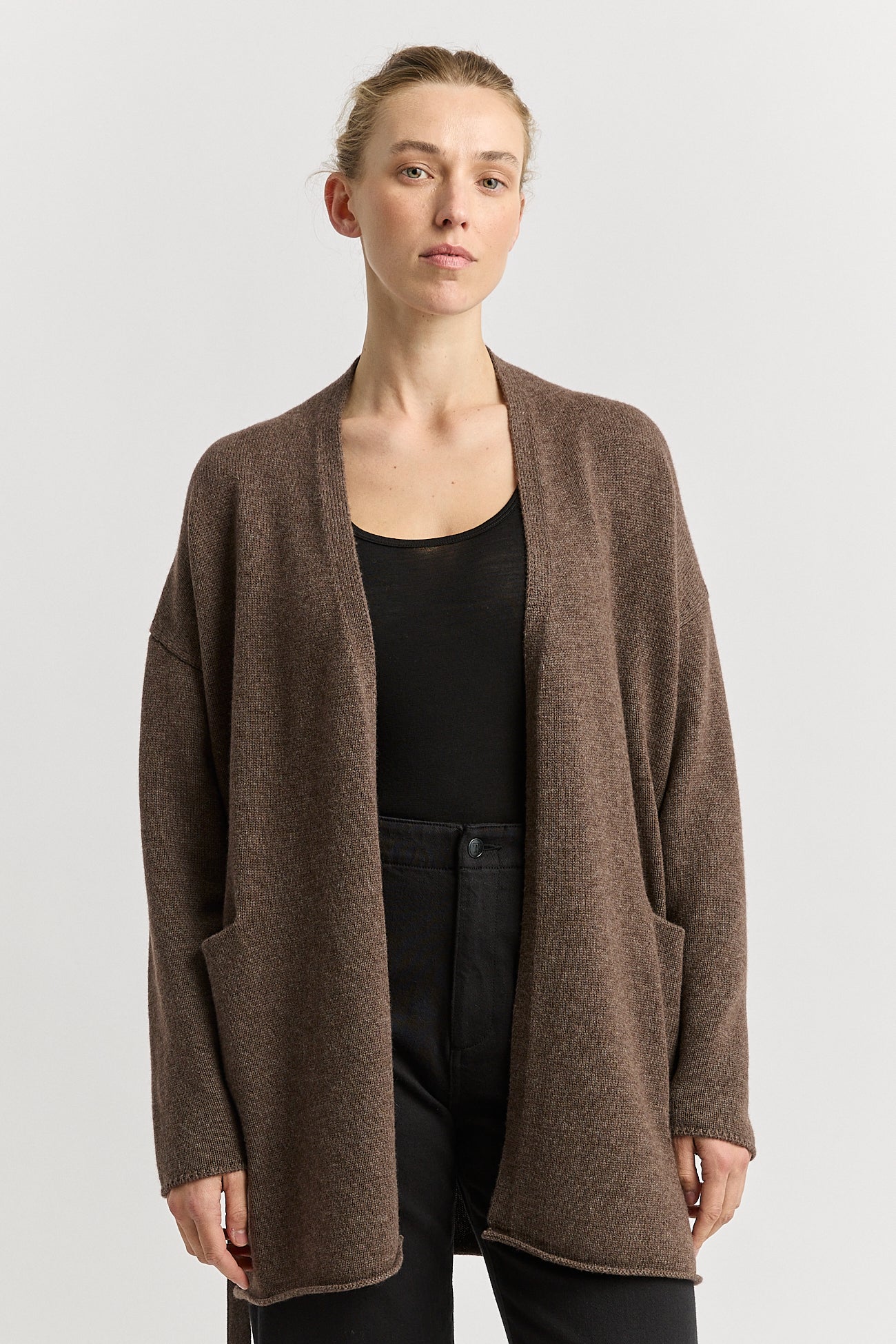 Relaxed Knit Cardigan – 100% Australian Merino Wool – Toorallie Australia